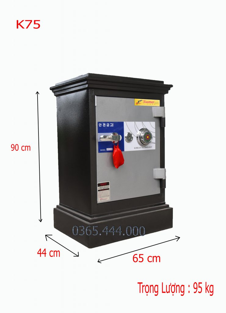 Két sắt Việt Tiệp khóa cơ KB75-BLN Bản lề ngoài - Két Sắt Bình An